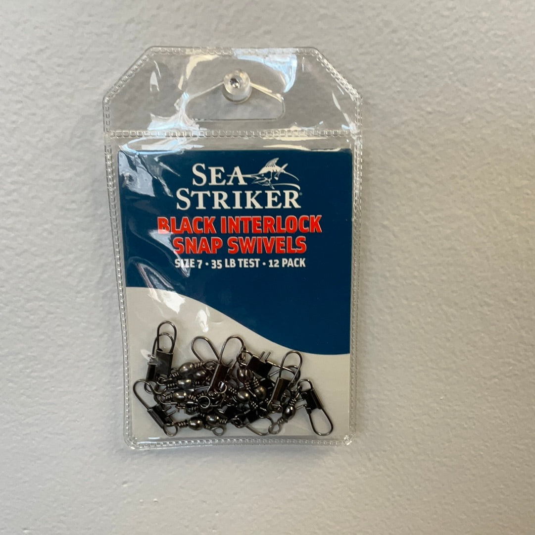 Sea Striker BISS7 Black Interlock — Kohr Crabbing Supplies