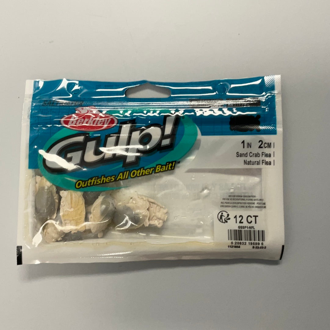 Berkley Gulp! Sand Crab - Natural Flea — Kohr Crabbing Supplies